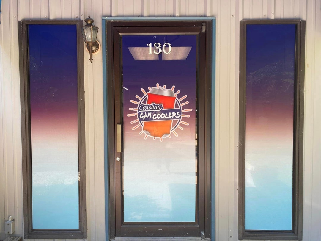 Custom Perforated Window Vinyl, Perforated Window Sign, Window Decal ...