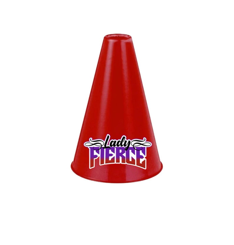 Personalized Cheer Megaphone: Custom Team Design, Game Day Spirit - Etsy