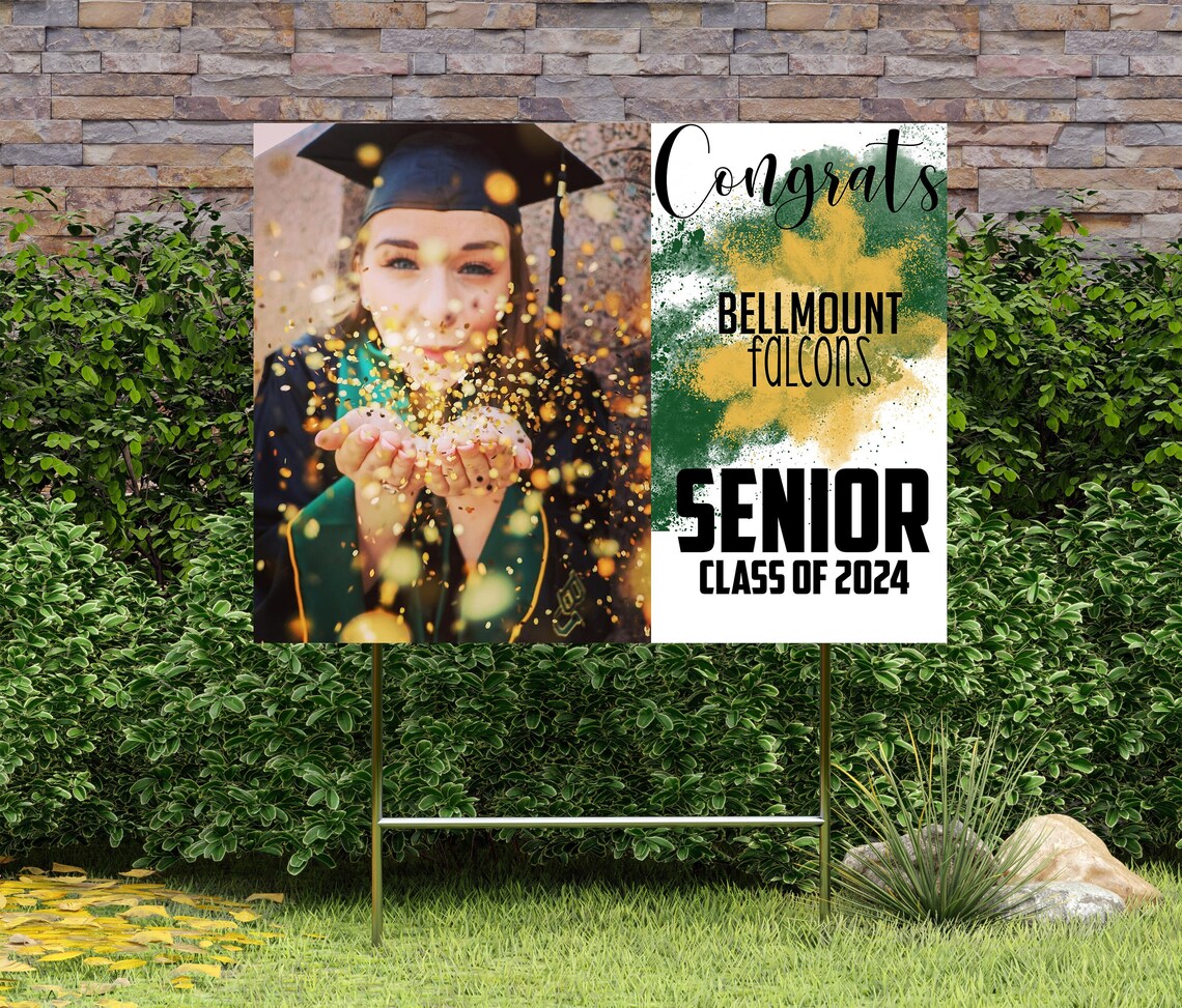 Personalized Graduation Yard Sign Yard Sign for Game Day - Etsy