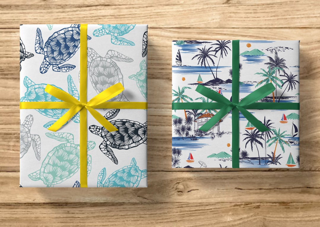 Personalized Wrapping Paper, Under the Sea Wrapping Paper, Custom ...