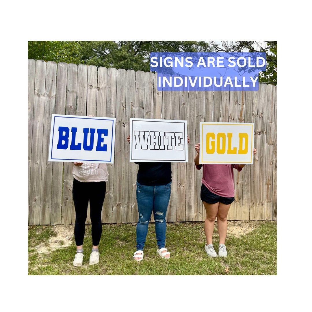 Cheer Routine Signs, Personalized Cheer Signs for Game Day, Custom ...