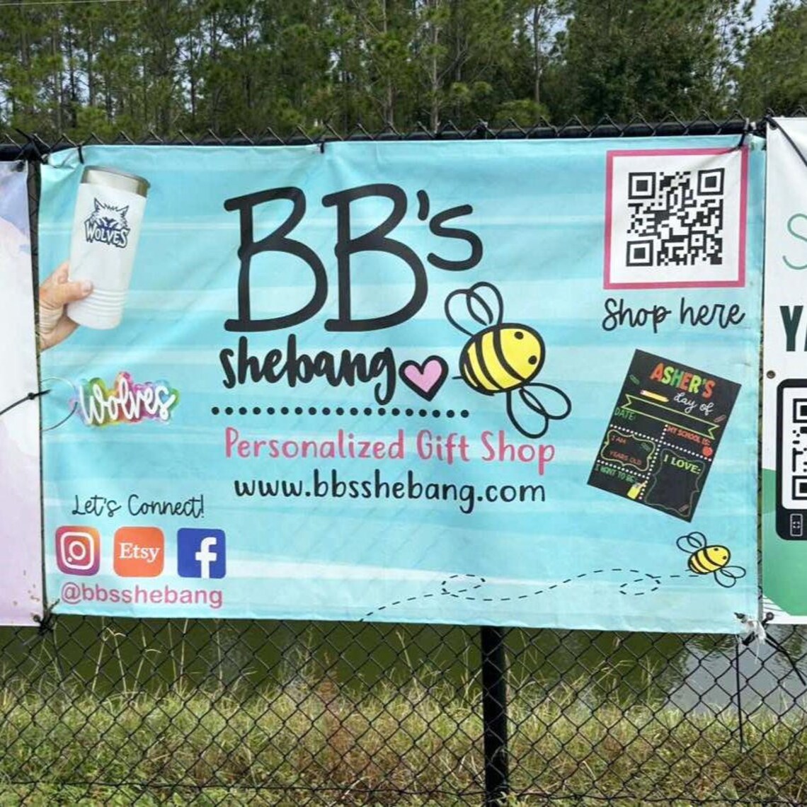 Custom Vinyl Banner, Business Banner, Market Vendor Sign, Event Banner ...