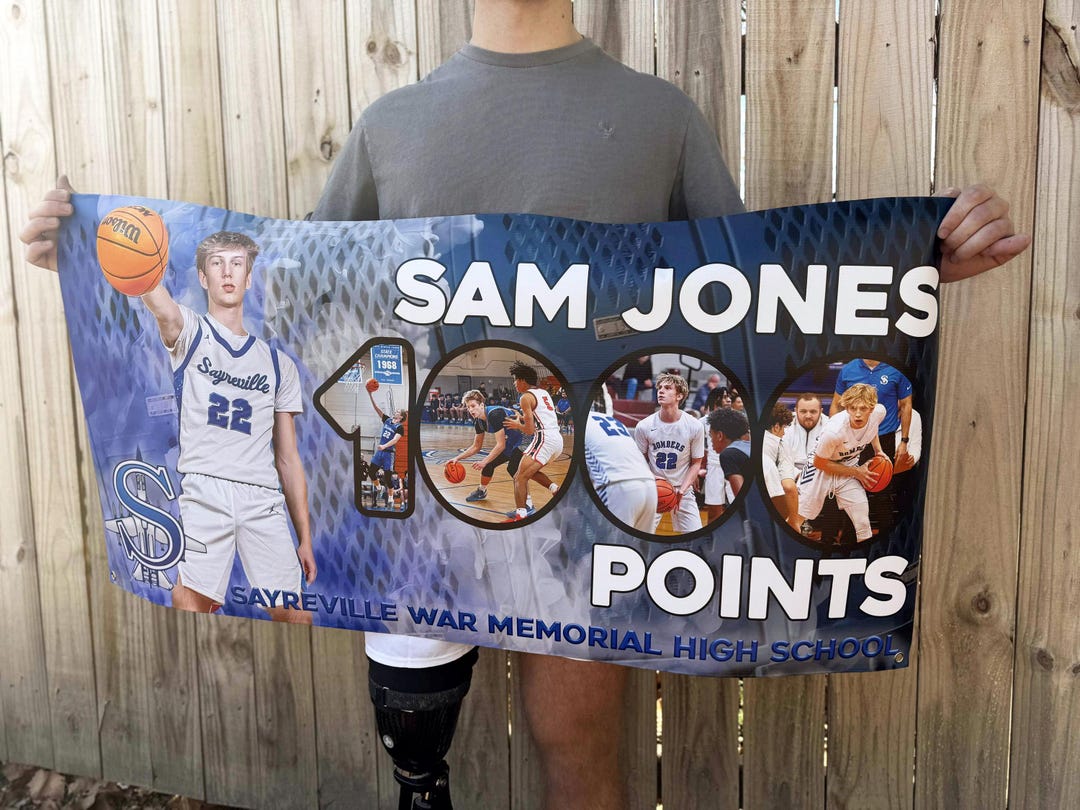 Custom Sports Banner, Senior Night Banner, Basketball Banner, Team ...