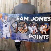 Printed Vinyl Wrestling Custom Sports Banner - 100 Wins - 125 Wins ...