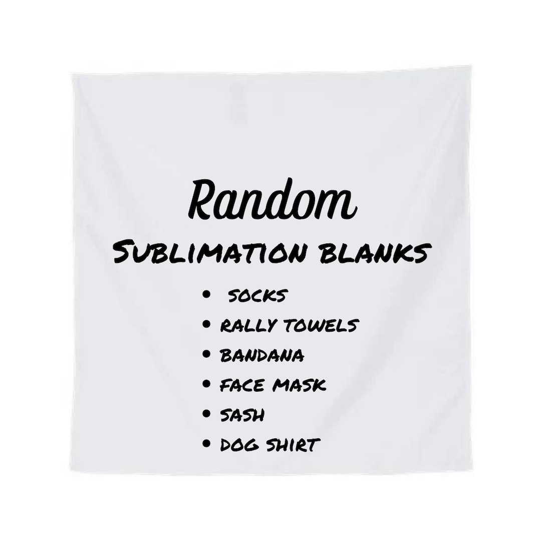Sublimation Blanks: Polyester Bandana, Face Mask, Dog Shirt - Etsy