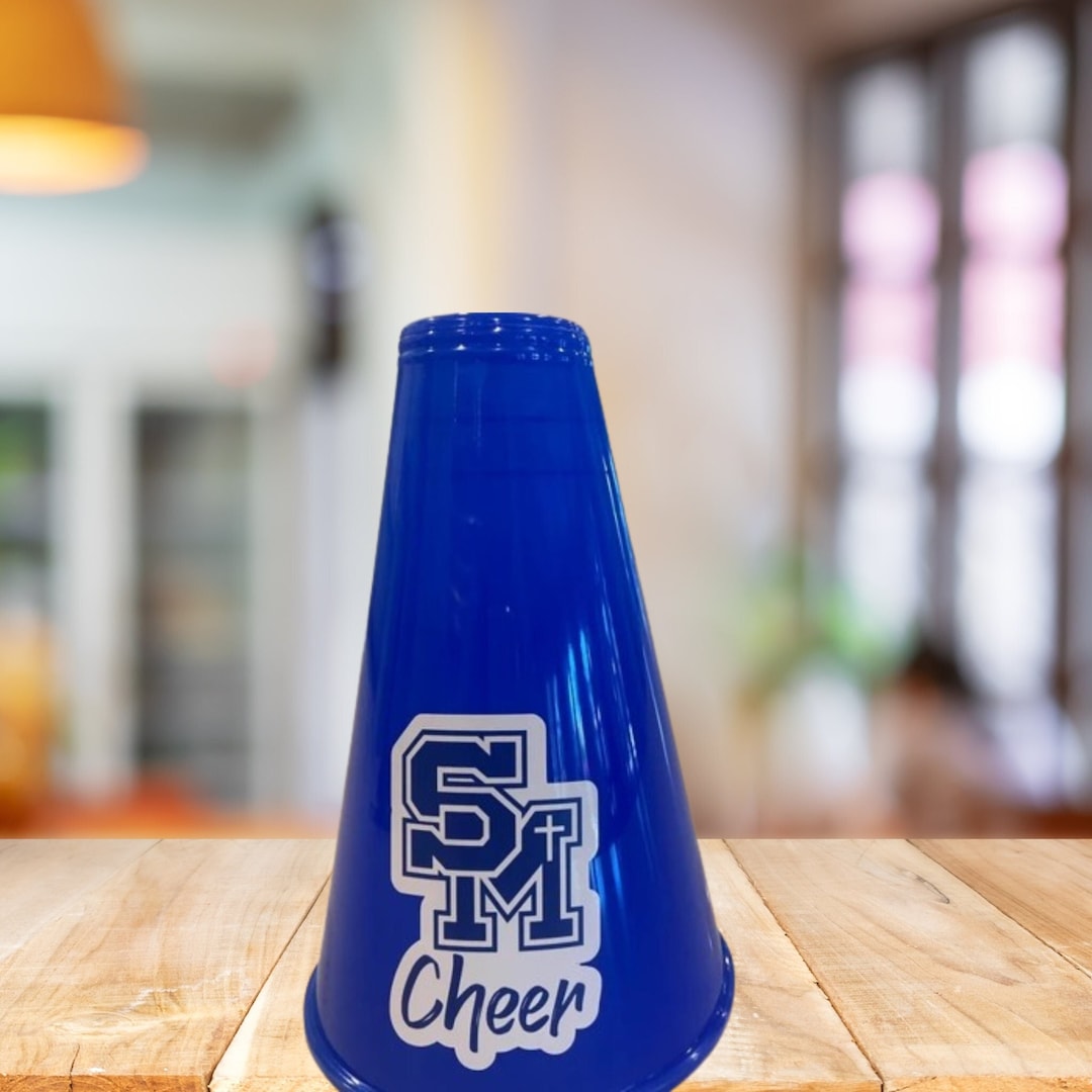 Personalized Cheer Megaphone: Custom Team Design, Game Day Spirit - Etsy