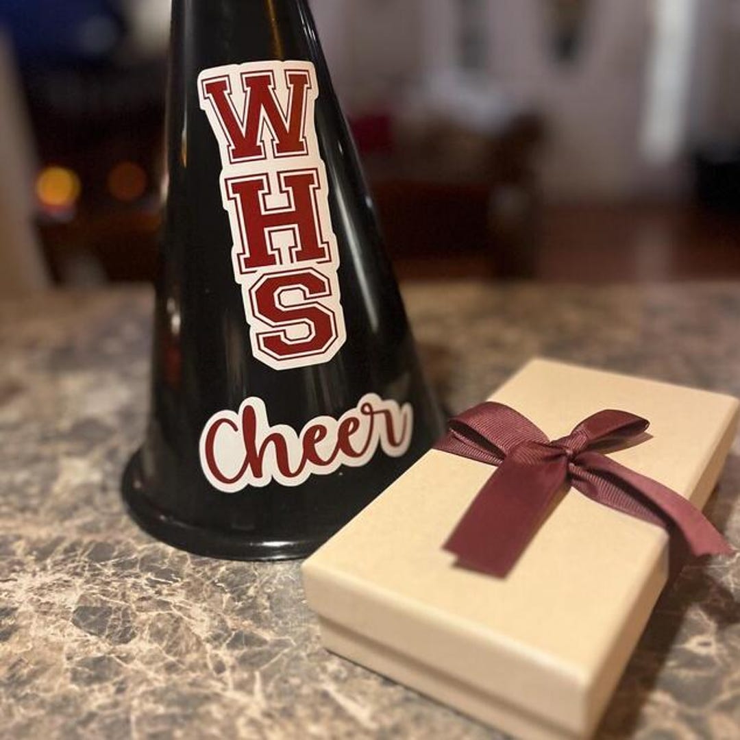 Personalized Megaphone, Custom Megaphone, Cheer Mom, Cheer Team Gifts ...