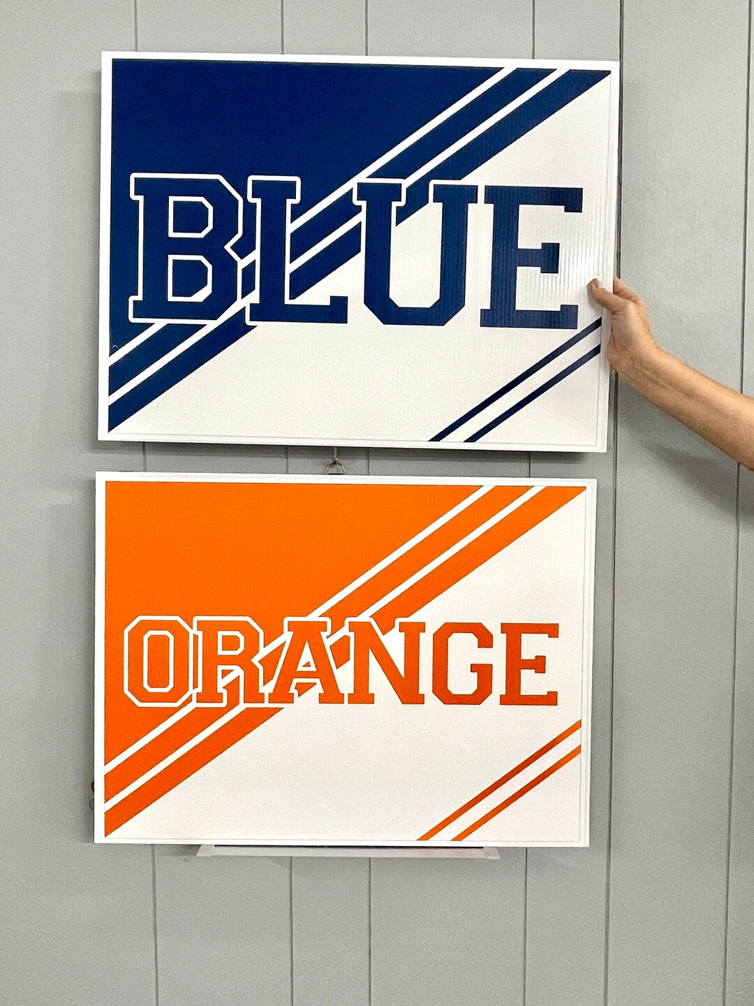 Cheer Routine Signs, Personalized Cheer Signs for Game Day, Custom ...