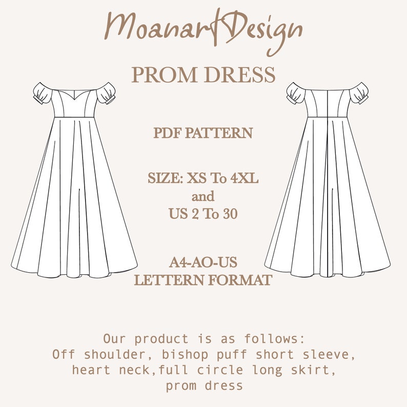 Off Shoulder Prom Dress Pattern, Sweetheart Neck Bridal Gown Dress ...