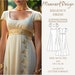 Medieval Ren Faire Dress Pattern, Maxi Dress Sewing Pattern ...
