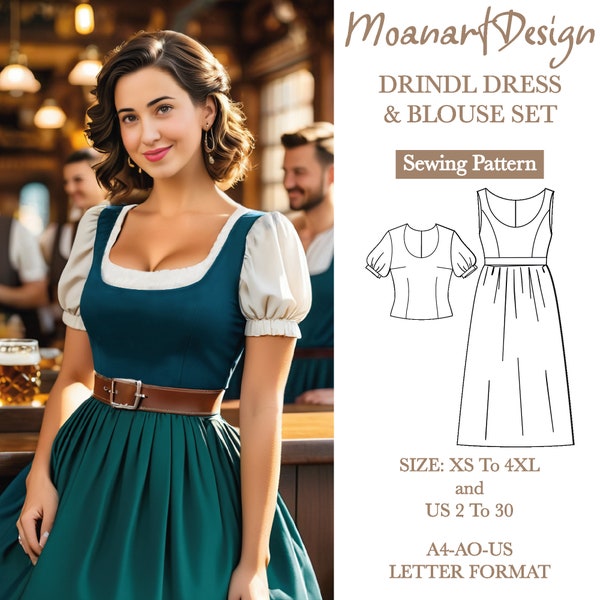 Dirndl Pattern - Etsy
