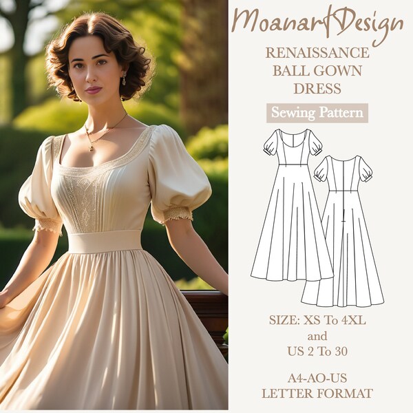 Renaissance Wedding Dress - Etsy