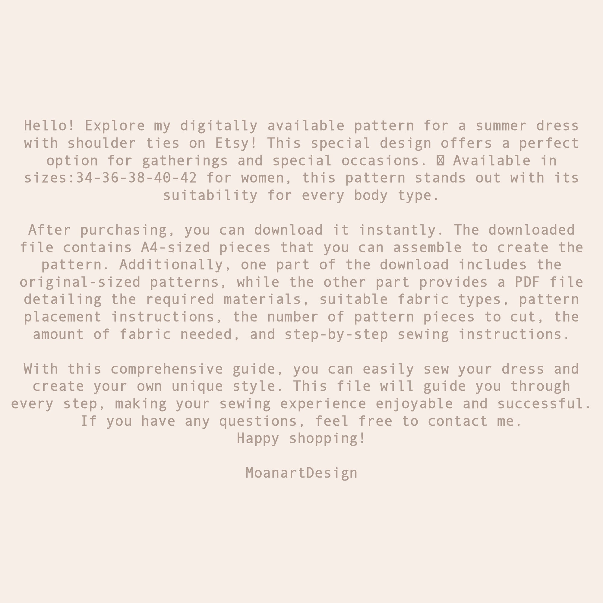 Slip Dress Pattern/wedding Guest Dress Pattern/summer Woman Dress PDF ...