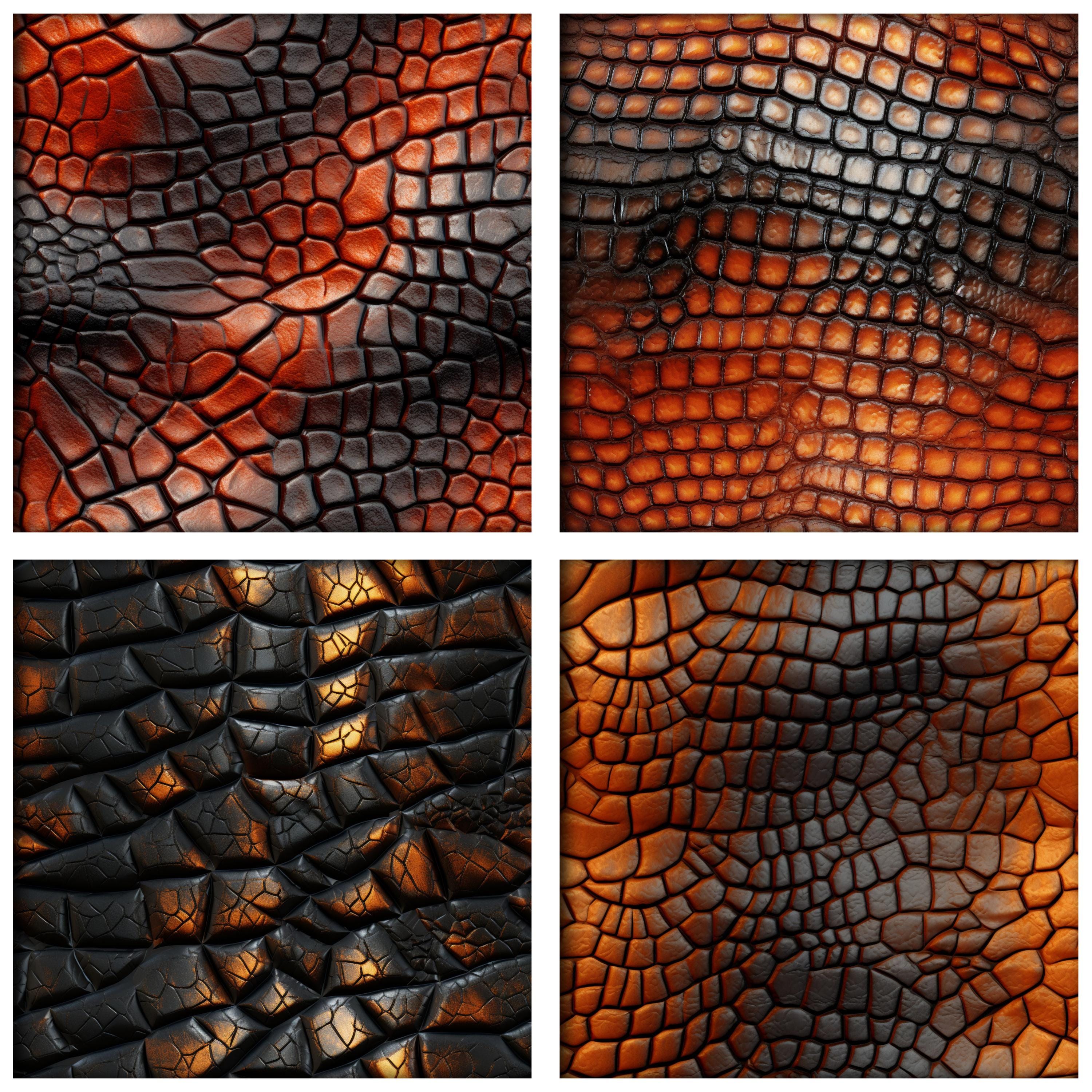 Orange Dragon Scales Digital Download Paper Snake Skin Seamless ...