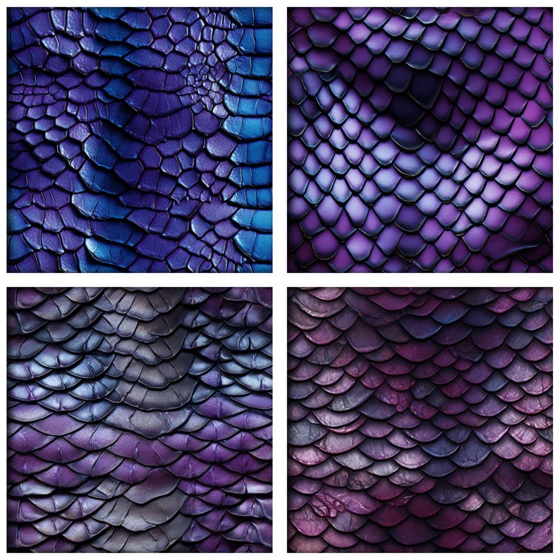 Purple Dragon Scales Digital Download Paper Snake Skin Seamless ...