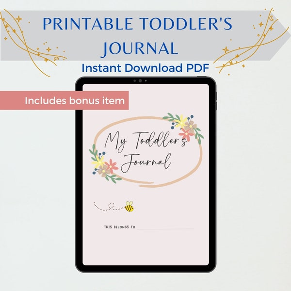 Toddler Journal - Etsy