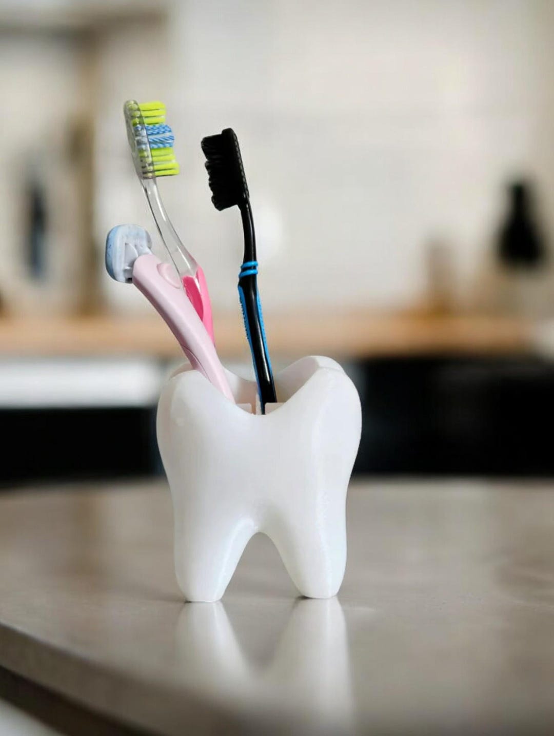 Tooth-shaped Toothbrush Holder - Etsy