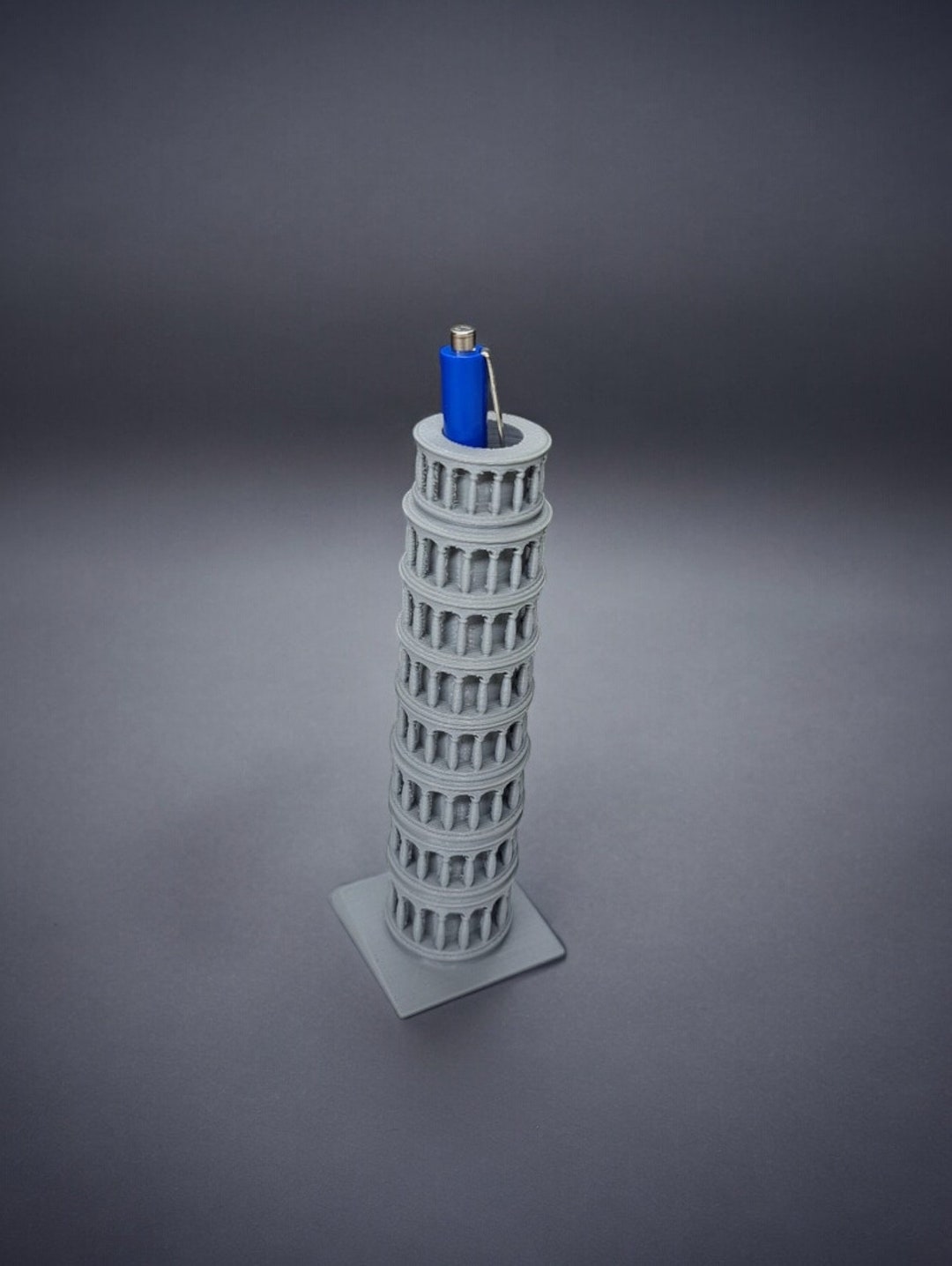 Leaning Tower of Pisa Pen Holder - 3D Printed Souvenir - Etsy