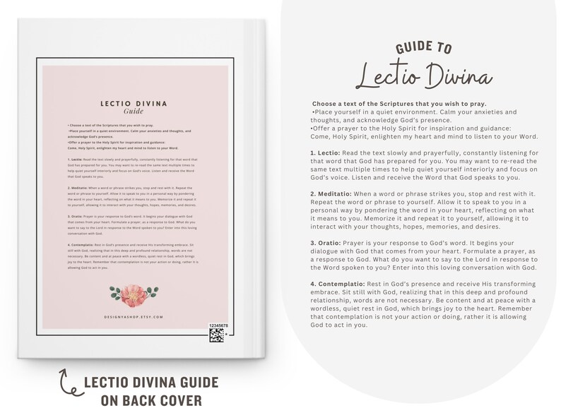 Catholic Lectio Divina Prayer Journal for Women Godly Gift for Mom ...