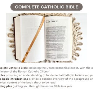 NRSV Custom Bible Leather Personalized Catholic Edition Bible Engraved ...