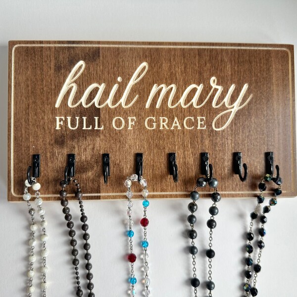 Rosary Display - Etsy