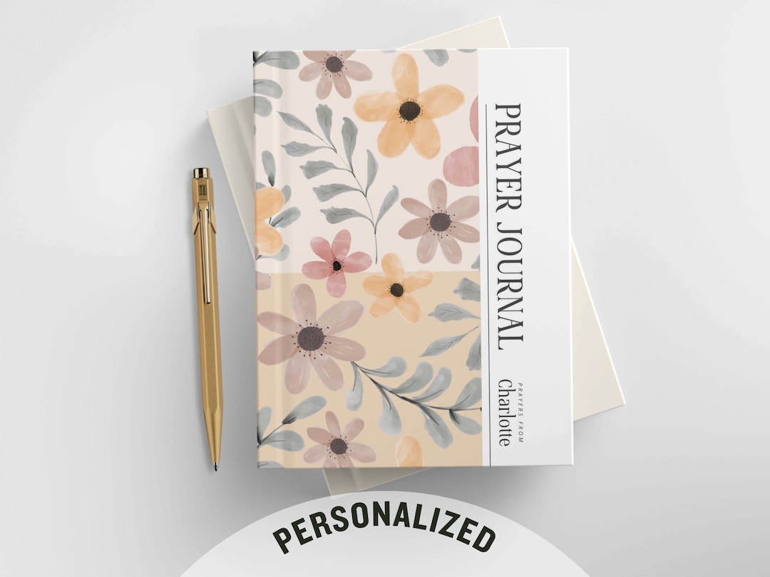 Personalized Dear God Prayer Journal Women Custom Answered Prayer ...