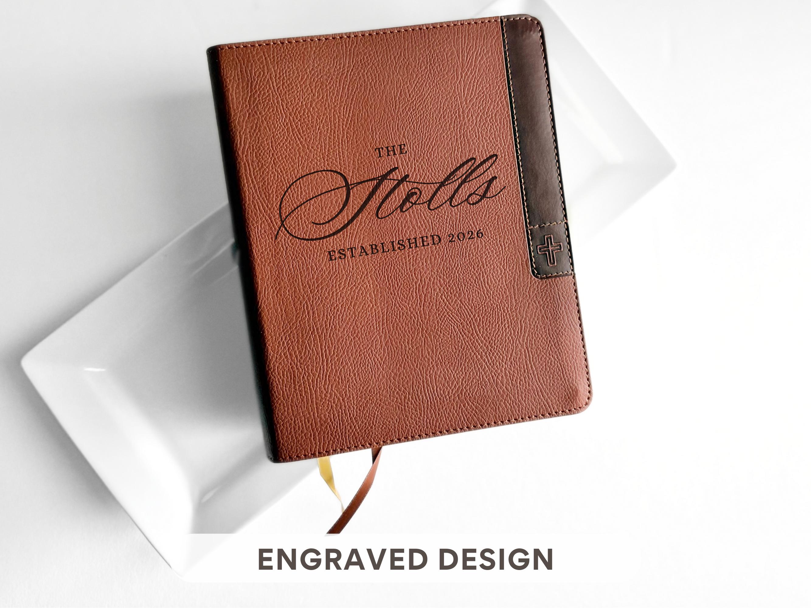 NIV Journaling Bible for Men Personalized Niv Bible Large Print Note ...