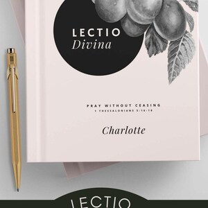 Lectio Divina Journal Confirmation Sponsor Gift Devotion Prayer Journal ...