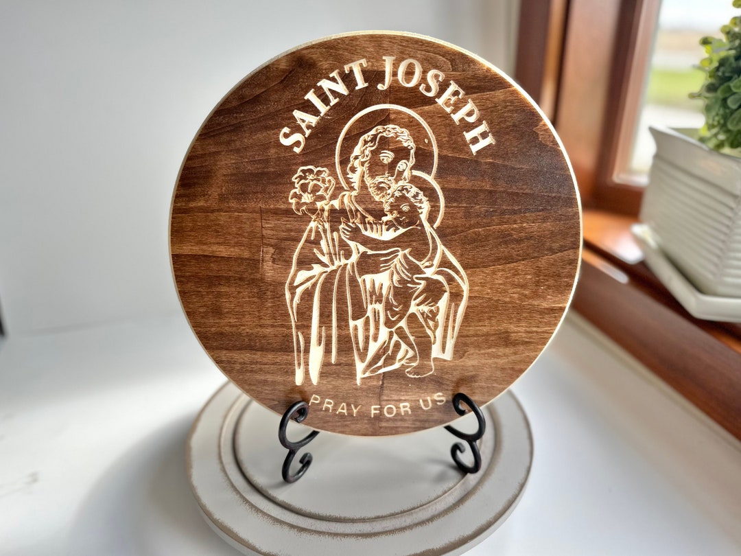 St Joseph Medal Catholic Men Gift Saint Joseph Gift Catholic Fathers ...