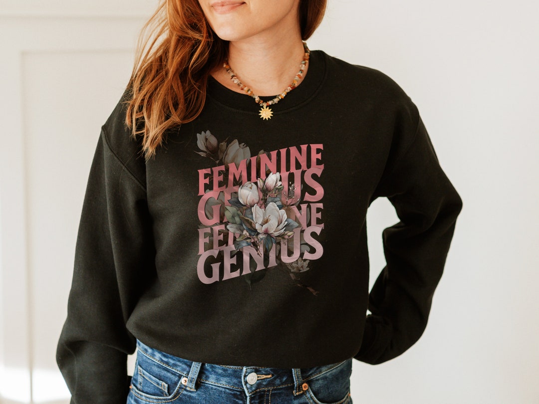 Feminine Genius Sweater Latin Mass Shirt Christian Sweatshirt ...
