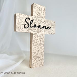 Personalized Cross Nursery Catholic Baptism Keepsake Box Wooden Baptism ...