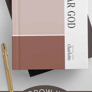 Custom Dear God Journal Goddaughter Confirmation Gift Girl Christian ...