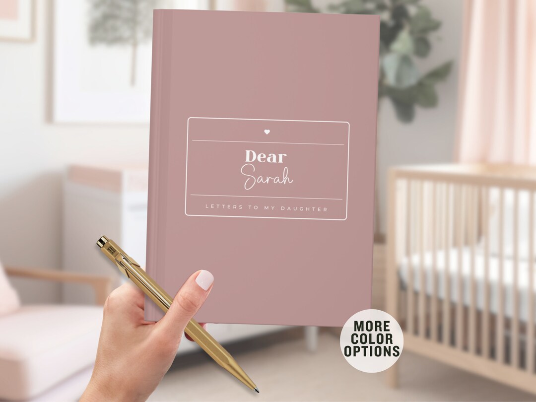 Dear Daughter Journal Baby Memory Book New Mom Gift Letters to My ...