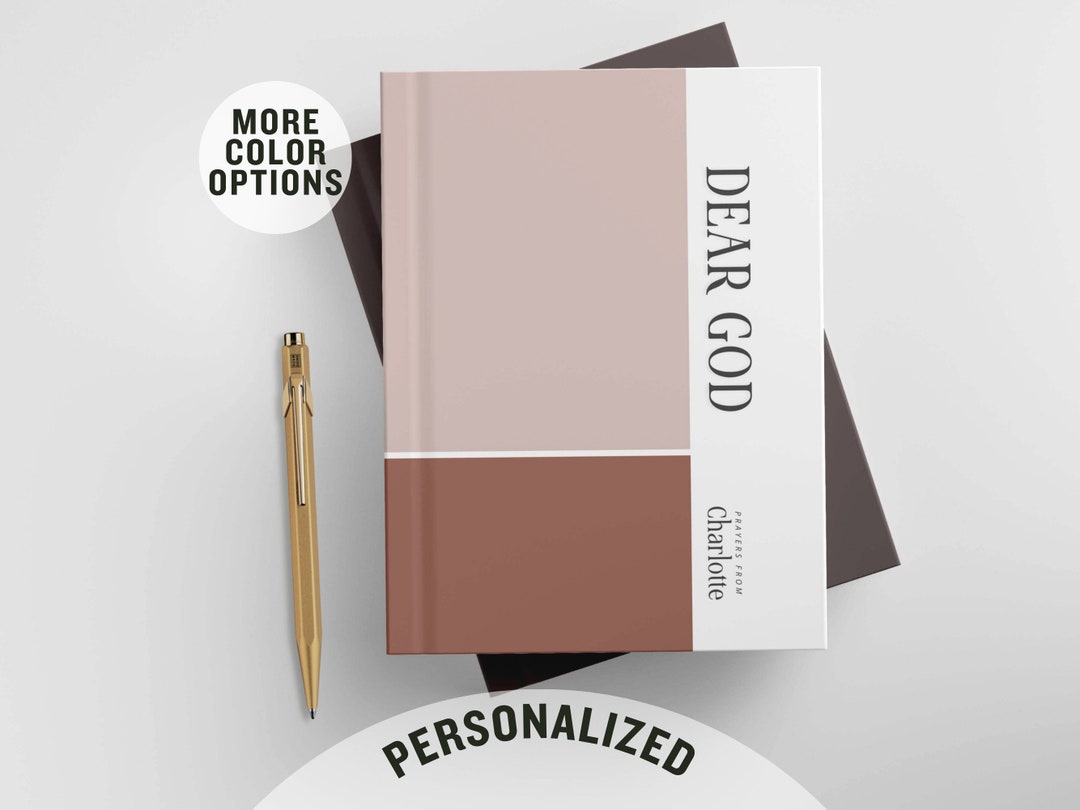 Custom Dear God Journal Goddaughter Confirmation Gift Girl Christian ...