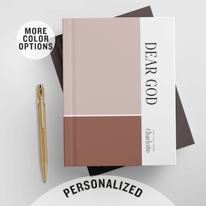 Custom Dear God Journal Goddaughter Confirmation Gift Girl Christian ...