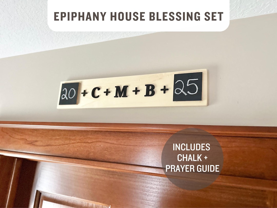 Epiphany Sign Catholic Gift for Women Epiphany Water Home Blessing ...