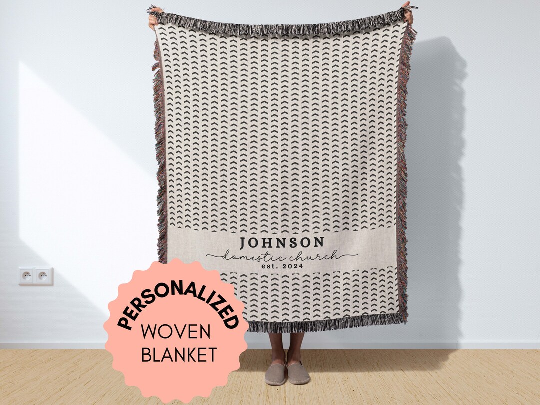 Personalized Christian Blanket Wedding Gift Catholic Anniversary Gift ...