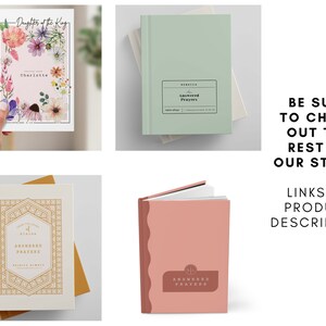 Personalized Dear God Prayer Journal Women Custom Answered Prayer ...