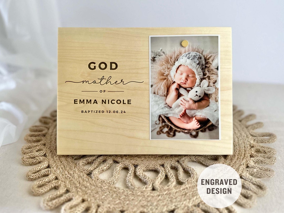 Asking Godparent Proposal Frame Catholic Godfather Gift From Godchild ...