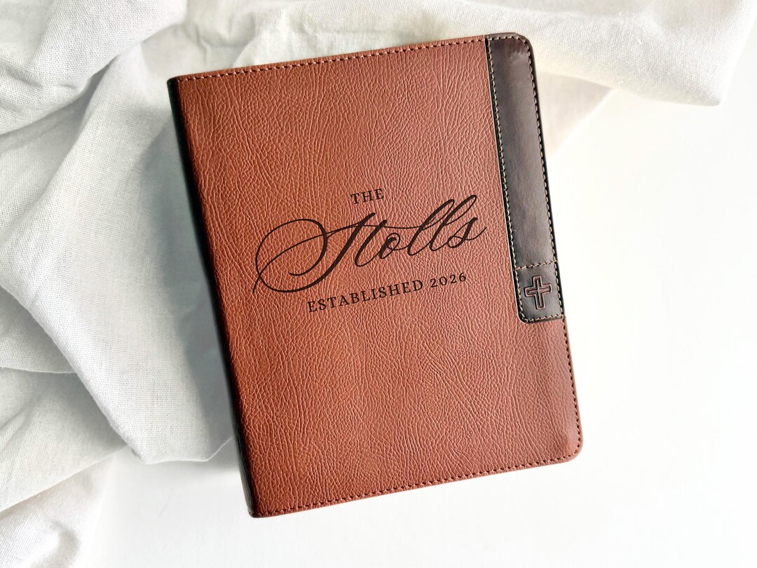 Wedding Bible Guest Book NIV Journaling Bible Large Print Customized ...