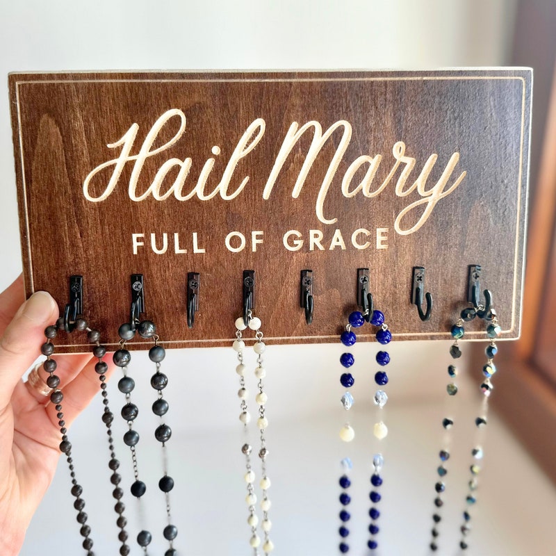 Rosary Display - Etsy