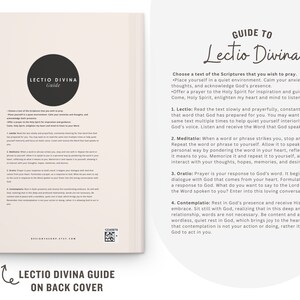 Lectio Divina Journal Confirmation Sponsor Gift Devotion Prayer Journal ...