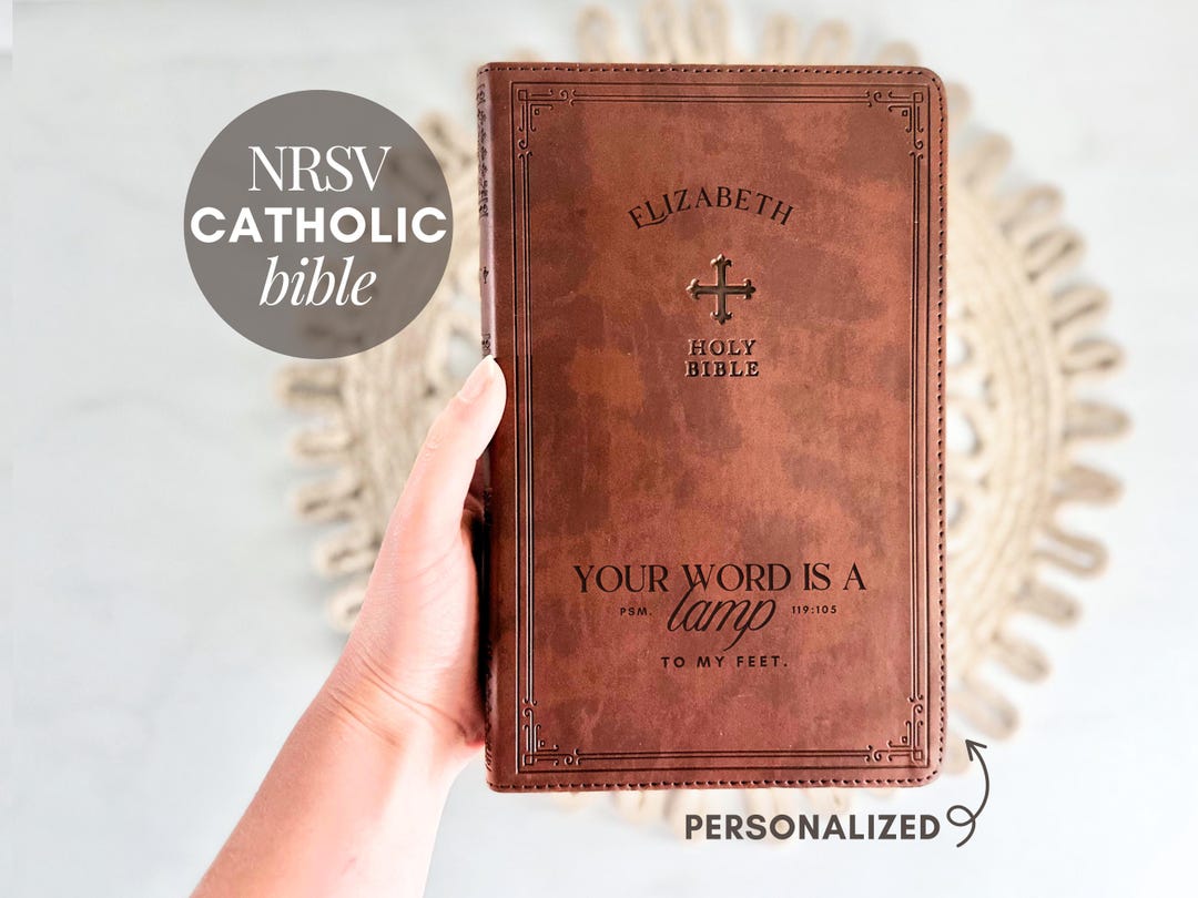 NRSV Custom Bible Catholic Gift Women Personalized NRSV Catholic Bible ...