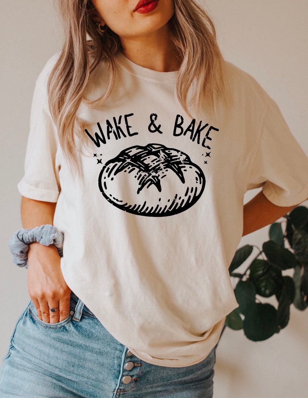 Wake and Bake Tshirt,baking Sweater,bread Sweatshirt,sourdough Sweater ...