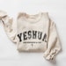 Yeshua Sweatshirt, Christian Yeshua Sweatshirt, Religious Sweatshirt ...