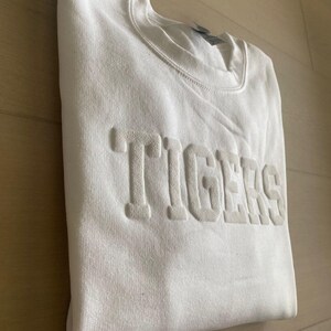 Custom Puff Print Team Name Sweatshirt, Personalized Puff Writing ...