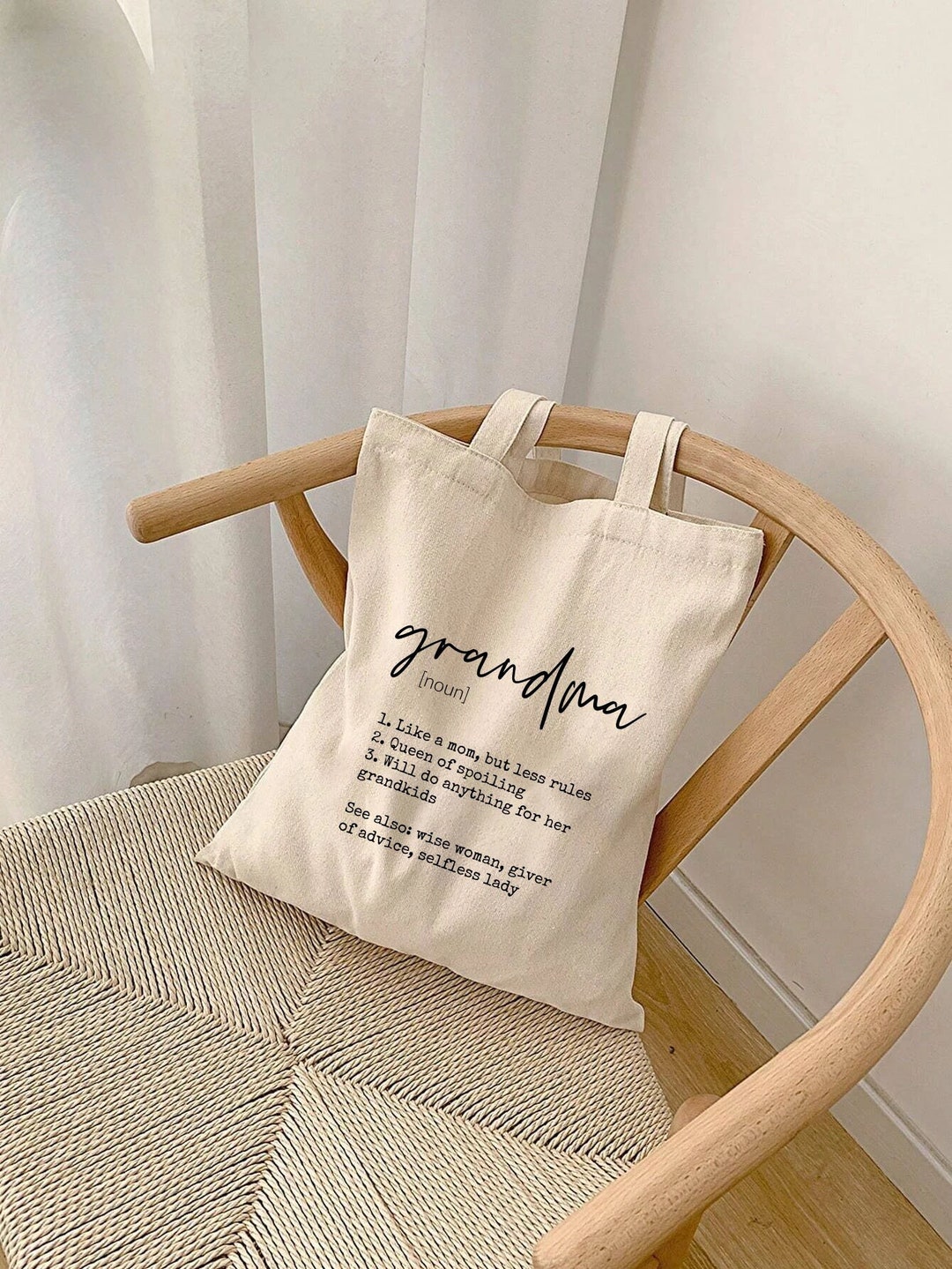 Grandma Definition Tote Bag,tote Bag for Mothers Day,mother Meaning ...