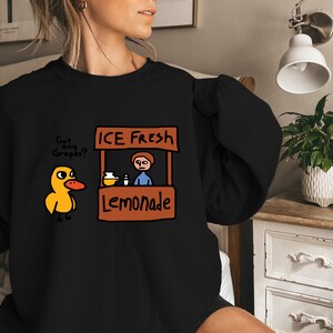 Ice Fresh Lemonade Got Any Grapes Duck Funny Gift Sweater,trendy Shirts ...