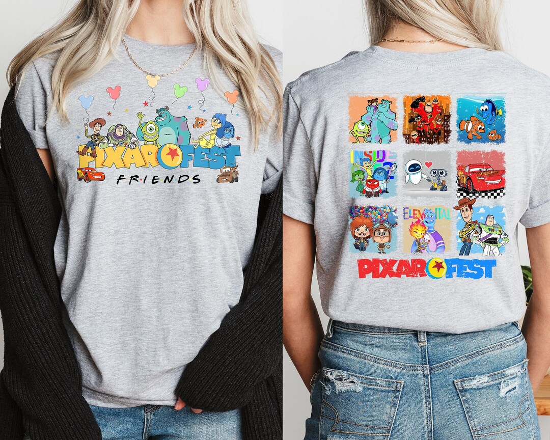 Disneyland Pixar Fest 2024 Shirt, Pixar Pier Shirt, Retro Disney Pixar ...