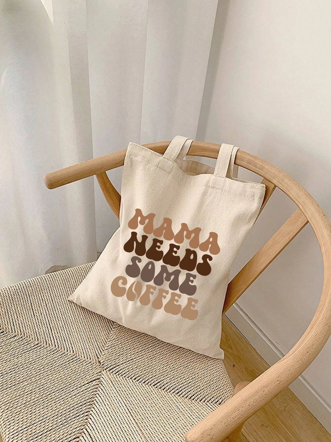 Mama Needs Some Coffee Tote Bag,coffee Lover Gift,mama Needs Coffee Tote Bag,shopping Gift,gift ...
